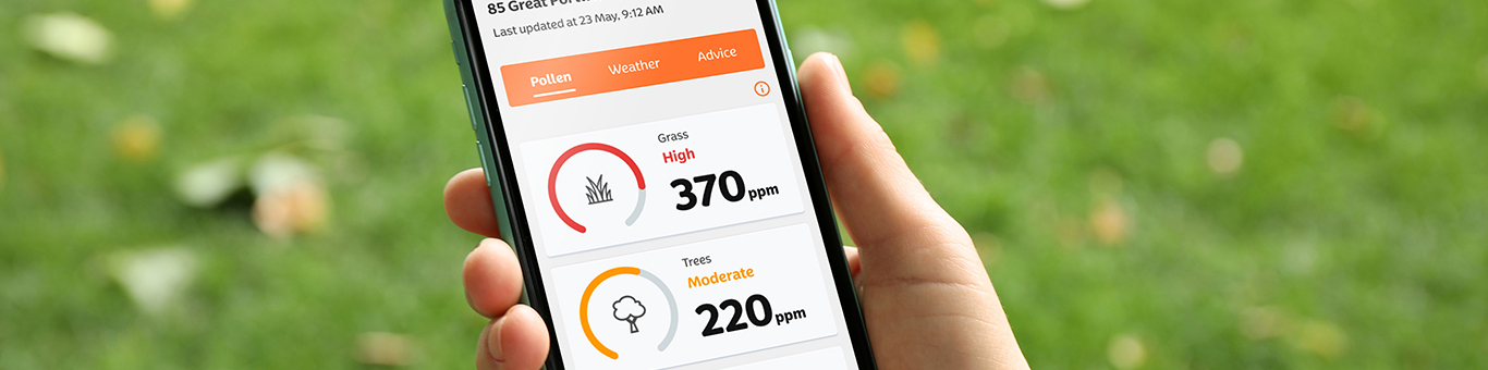 Your Pollen Pal | Hay Fever and Pollen Count App | Kleenex®