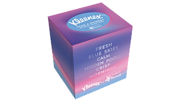 Kleenex® Take a Moment Collection Cube Tissues| Kleenex®
