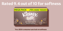 Kleenex® Ultra Soft Tissues Mega Pack | Kleenex®